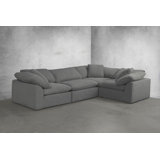 Latitude Run® 132" Wide Reversible Modular Corner Sectional | Wayfair